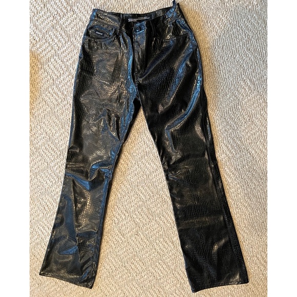 Squeeze | Pants & Jumpsuits | Nwt Y2k Squeeze Faux Leather Snakeskin ...